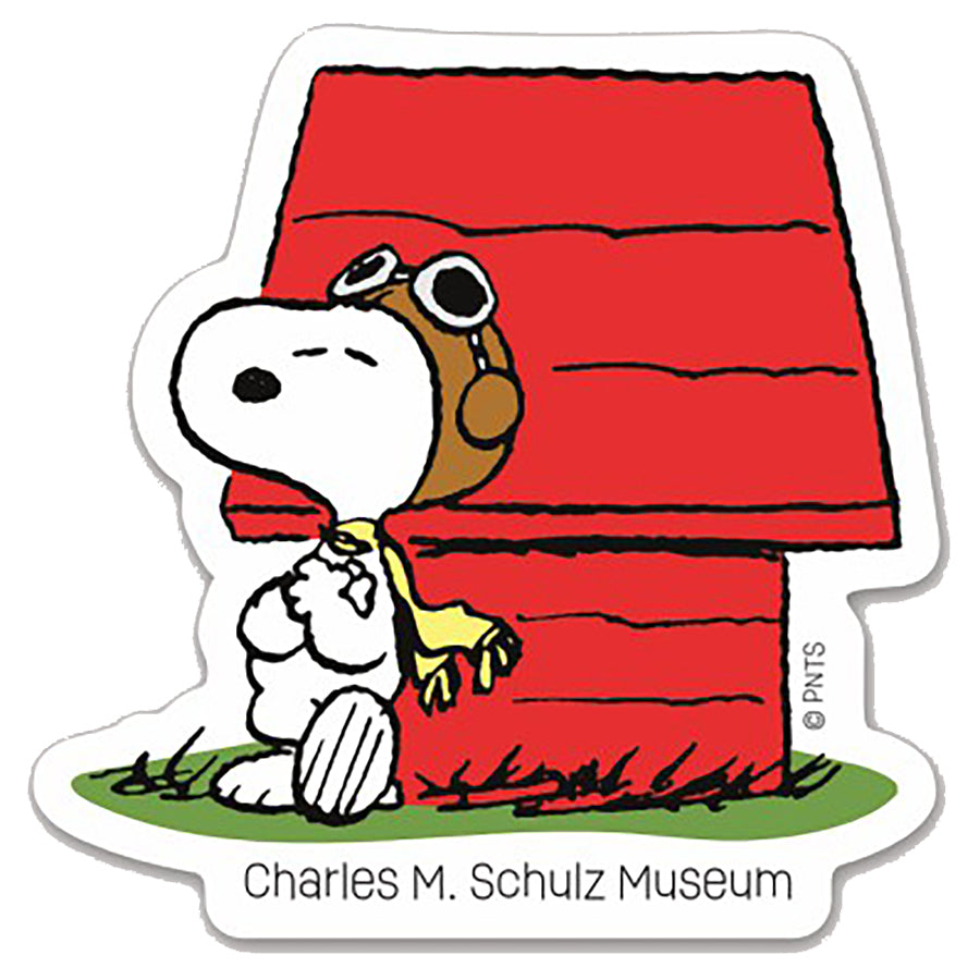 Flying Ace Sticker – CHARLES M. SCHULZ MUSEUM STORE