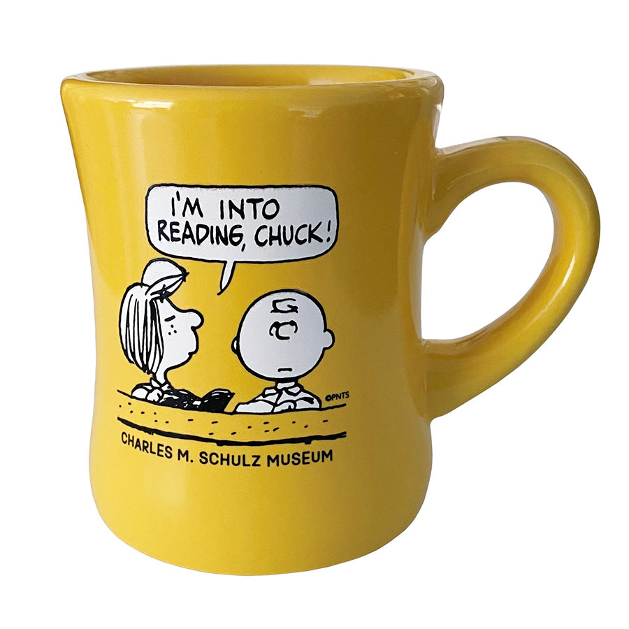 I'm Into Reading Mug – CHARLES M. SCHULZ MUSEUM STORE