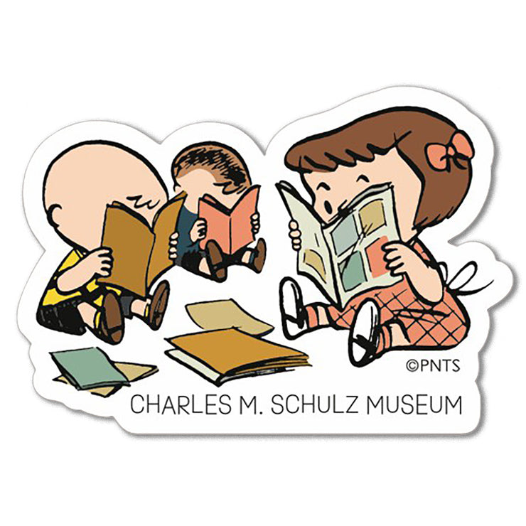 Paperback Peanuts Sticker – CHARLES M. SCHULZ MUSEUM STORE
