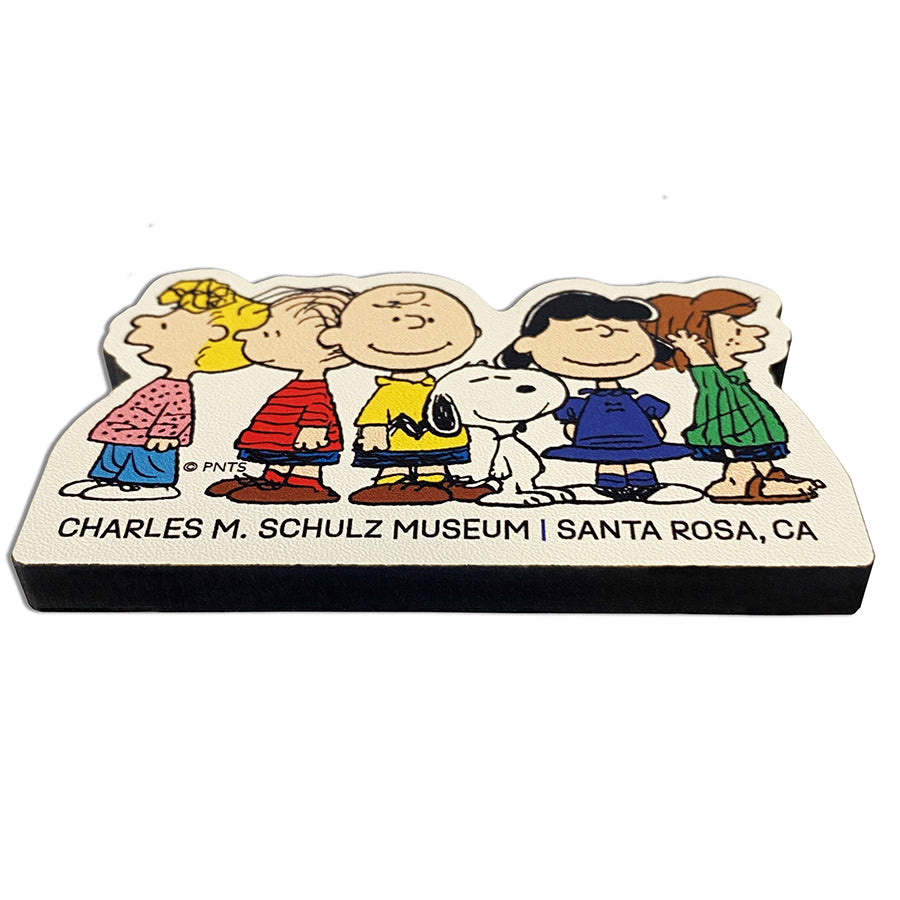 Peanuts Gang Wooden Magnet – CHARLES M. SCHULZ MUSEUM STORE